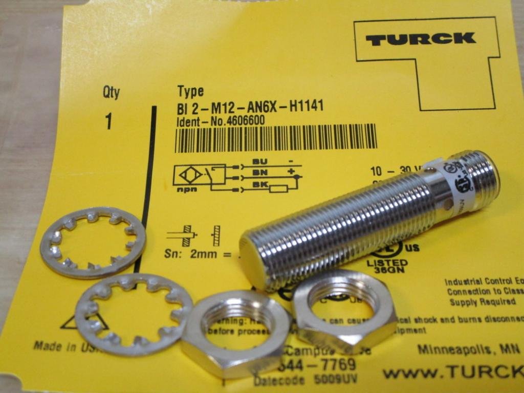 Amazon.com: TURCK BI2-M12-AN6X-H1141 4 PIN, (46066), EMBEDDABLE, 12MM ...