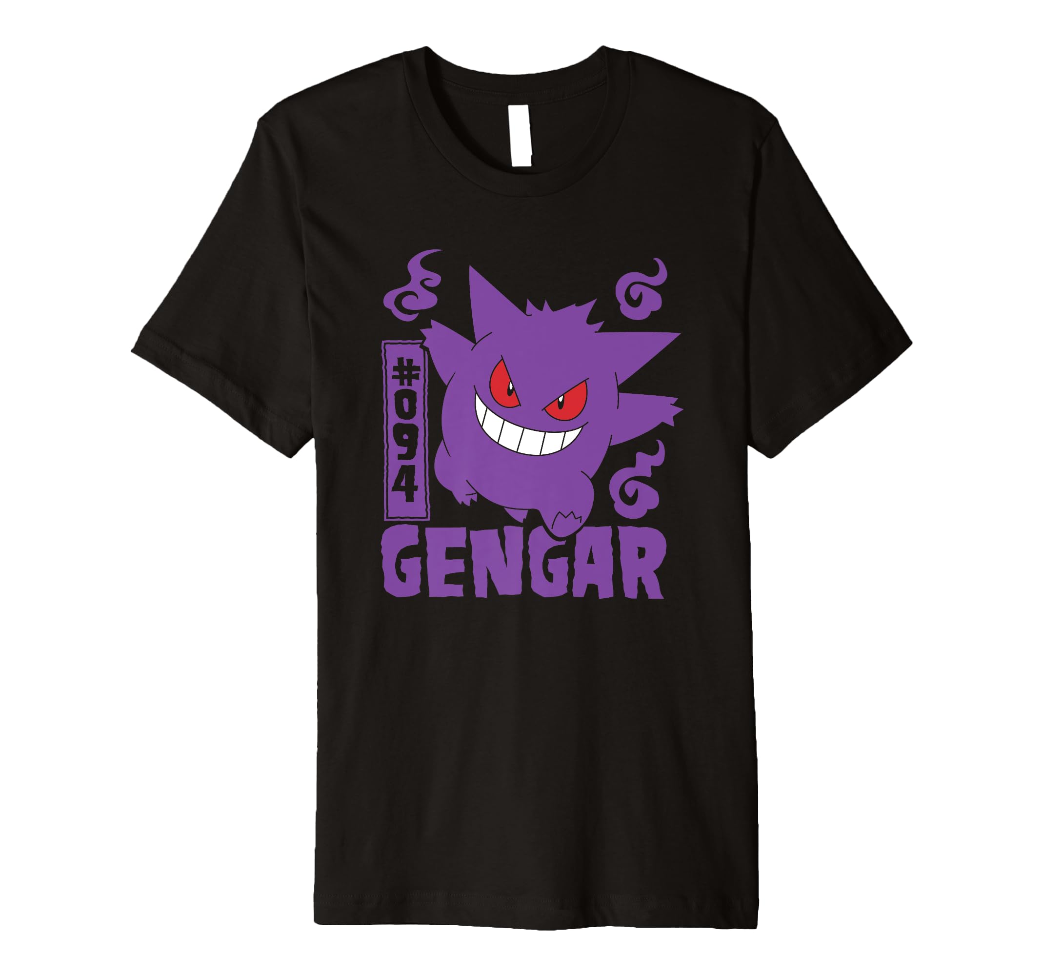 Amazon.com: Pokémon - Gengar Premium T-Shirt : Clothing, Shoes & Jewelry