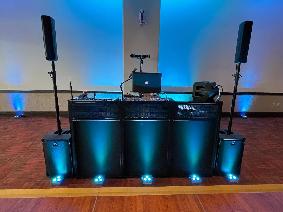 $19/mo - Finance Mega 73" Wide DJ Event Facade White/Black Scrim Booth ...