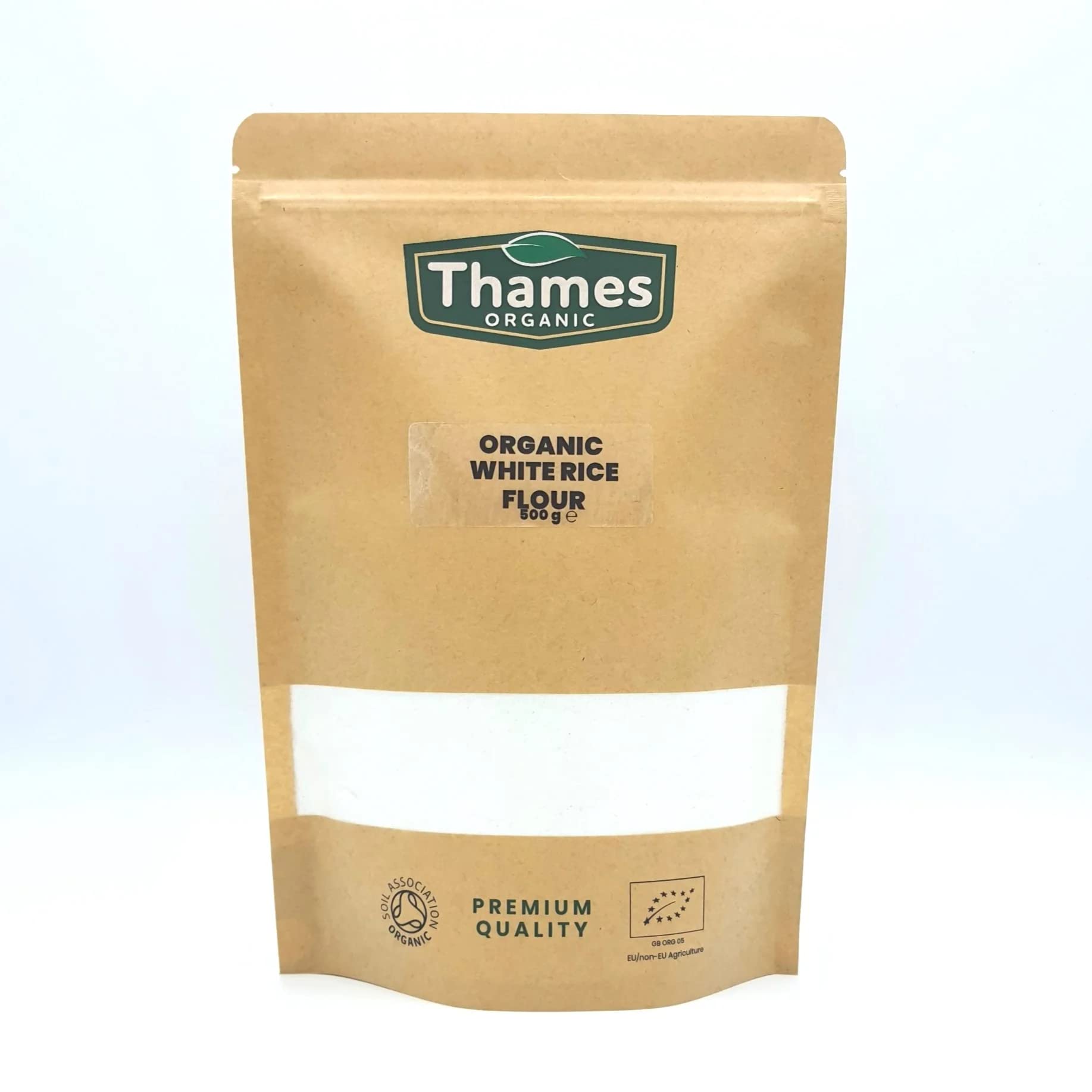 Organic White Rice Flour-Certified Organic, Non-GMO, Vegan, No Additives, No Preservatives ...