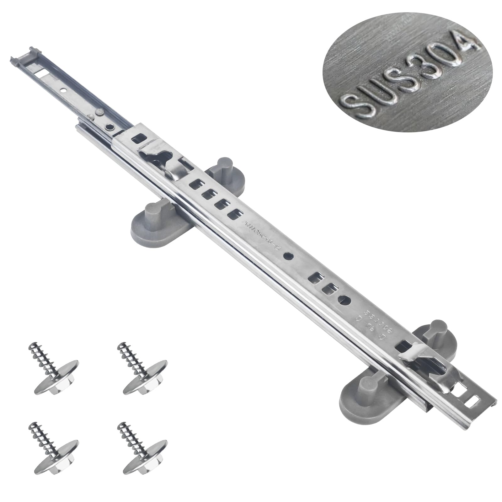 Amazon.com: UPGRADED W11259786 Dishwasher Upper Dishrack Slide Track ...