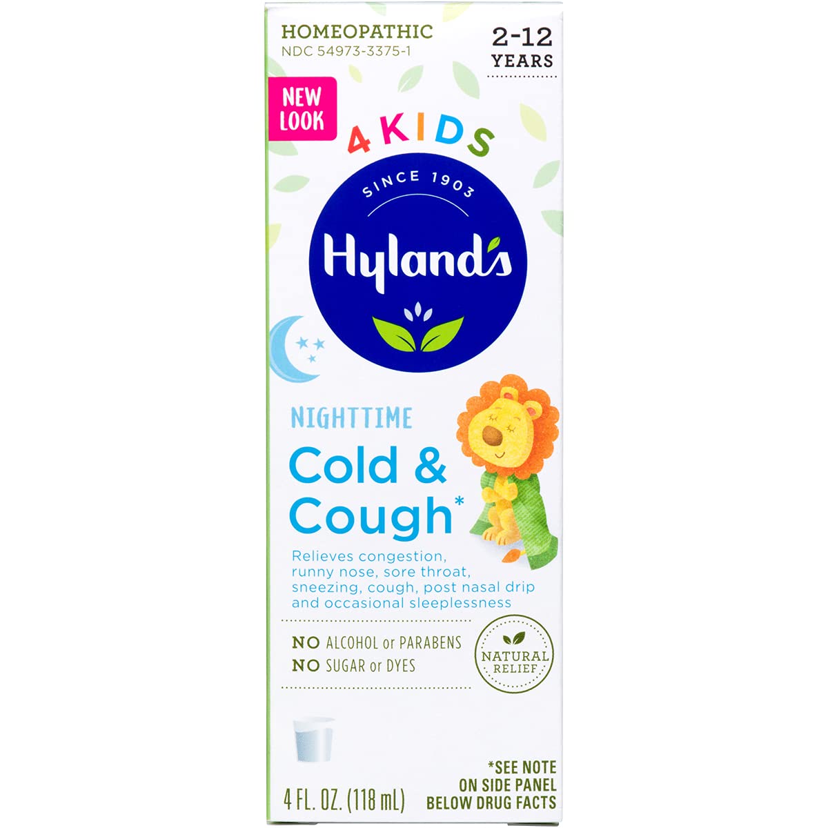 Buy Hyland's Cold Medicine for Kids Ages 2+ by Hylands, Cold and Cough ...
