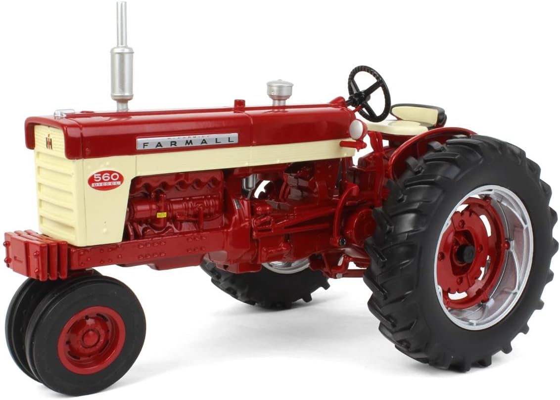 Amazon.com: ERTL 1/16 IH Farmall 560 Narrow Front Tractor, Prestige Collection, 44310 : Toys & Games