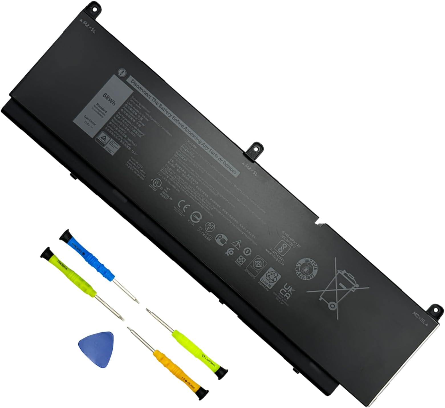 Amazon.com: RDSJ PKWVM Laptop Battery for Dell Precision 7550 7750 7560 ...