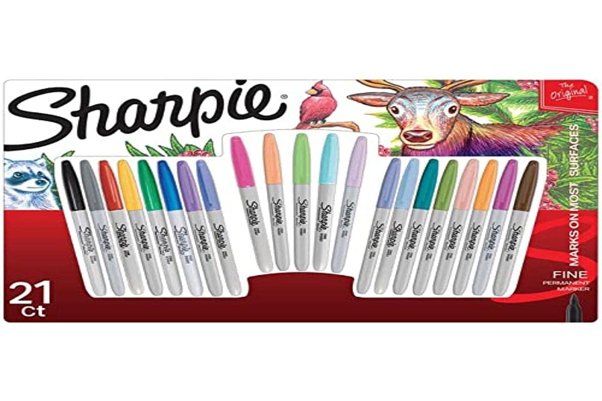 Amazon.com : Marcadores Sharpie Holiday Pack 21 Colores Surtidos ...
