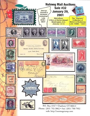 Nutmeg Stamp Sales - United States Stamps, Covers and Postal History ...