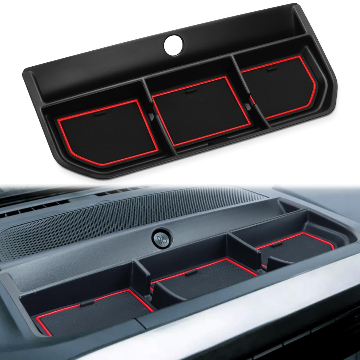 Snapklik.com : Auovo Dashboard Organizer Tray For Ford F150 2021 2022 ...