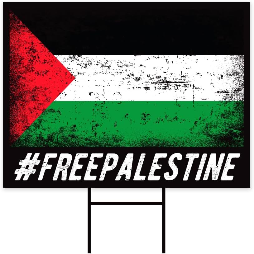 Amazon.com : Support Palestine Yard Sign - Coroplast Palestinian Lives ...