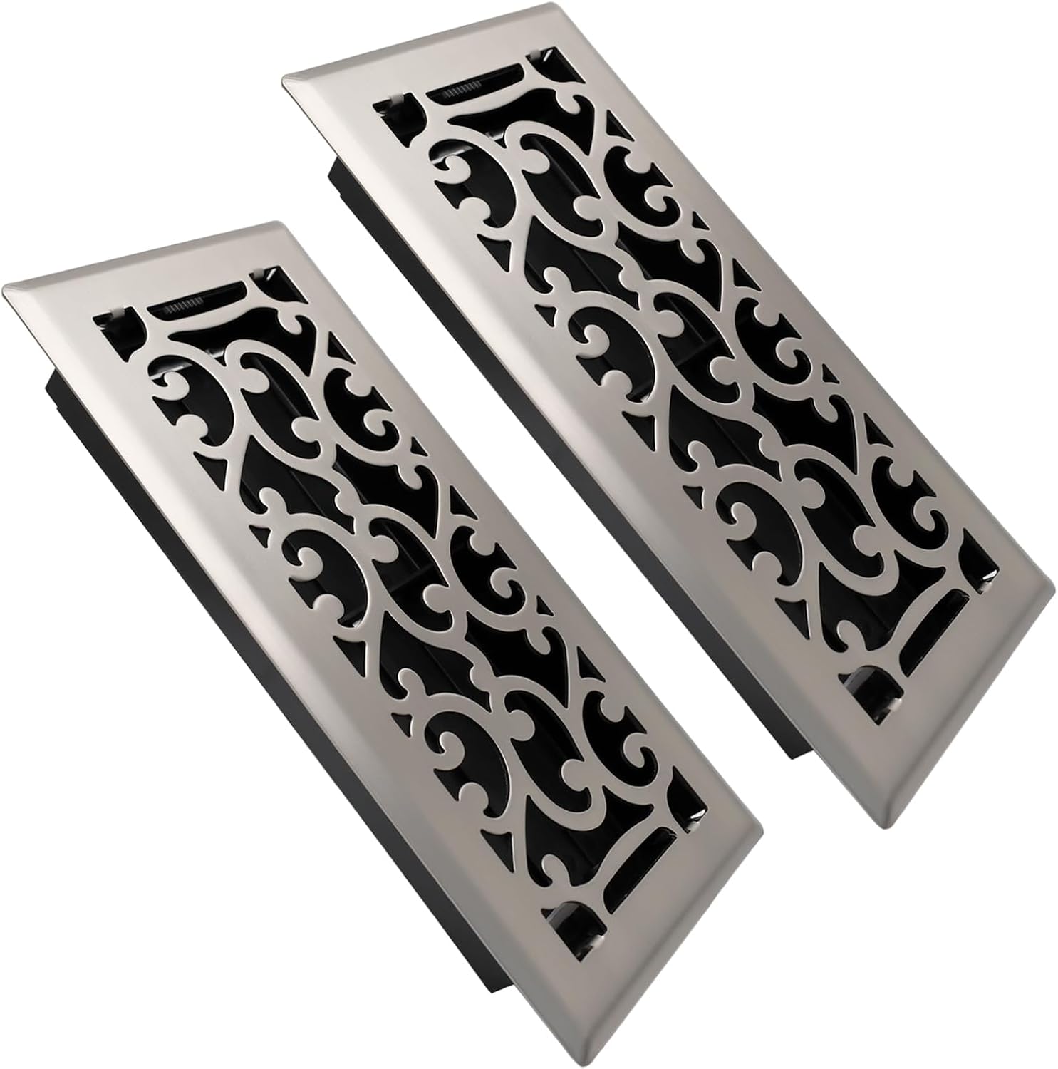 SANYCASA 4x10 Inches Air Floor Vents Register Ease Adjust Air Flow ...