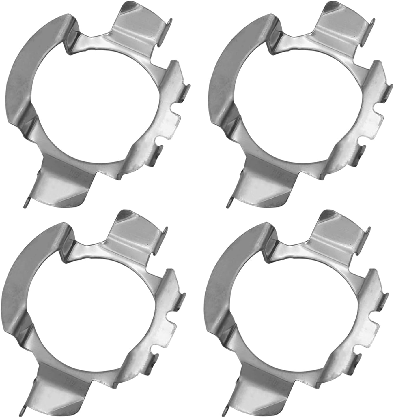 Amazon.com: 4 Pcs H7 LED Light Adapter Bulb Base Holder Socket Retainer ...