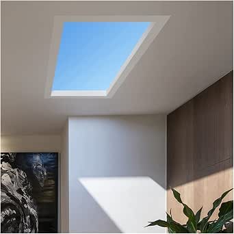 AOXCHEN Smart Virtually Blue Sky Light Ceiling Light, Skylight Natural ...
