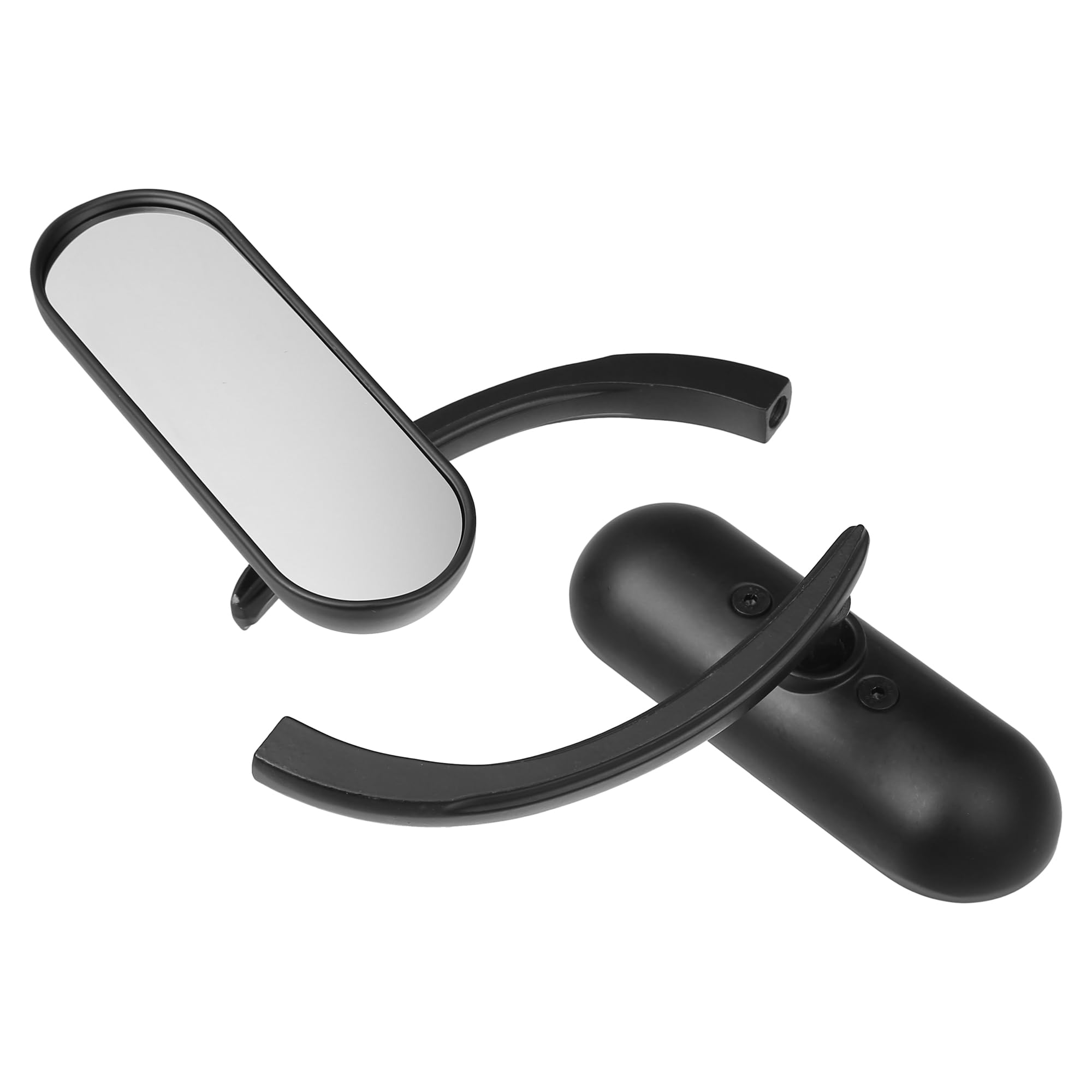 Motoforti 1 Pair 8mm 10mm Black Motorcycle Left Right Rear View Mirrors ...