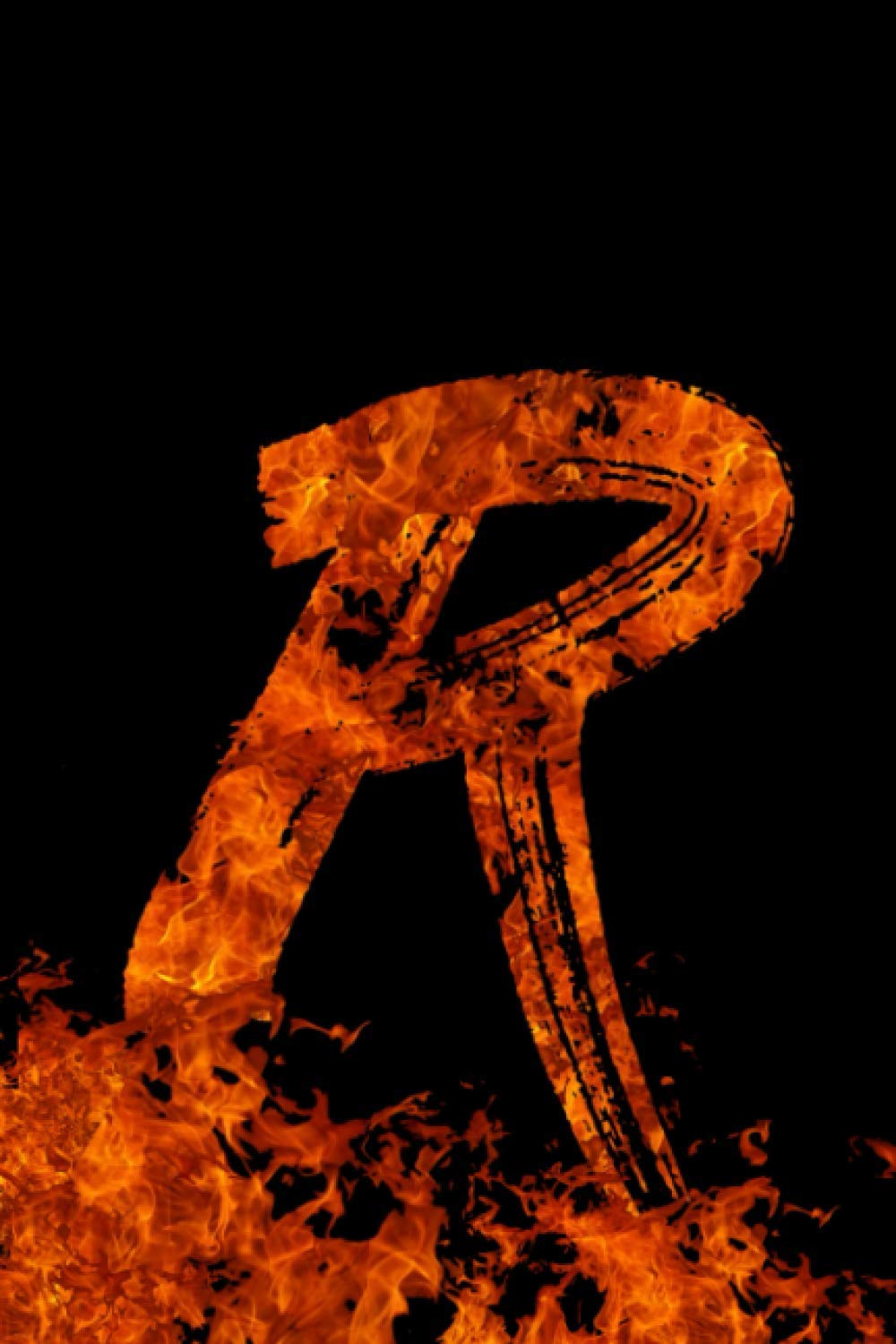 R Letter In Fire