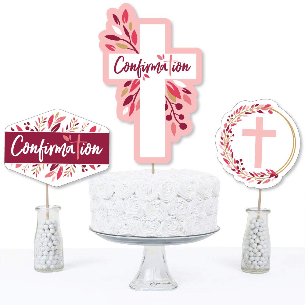Pink Confirmation Cross