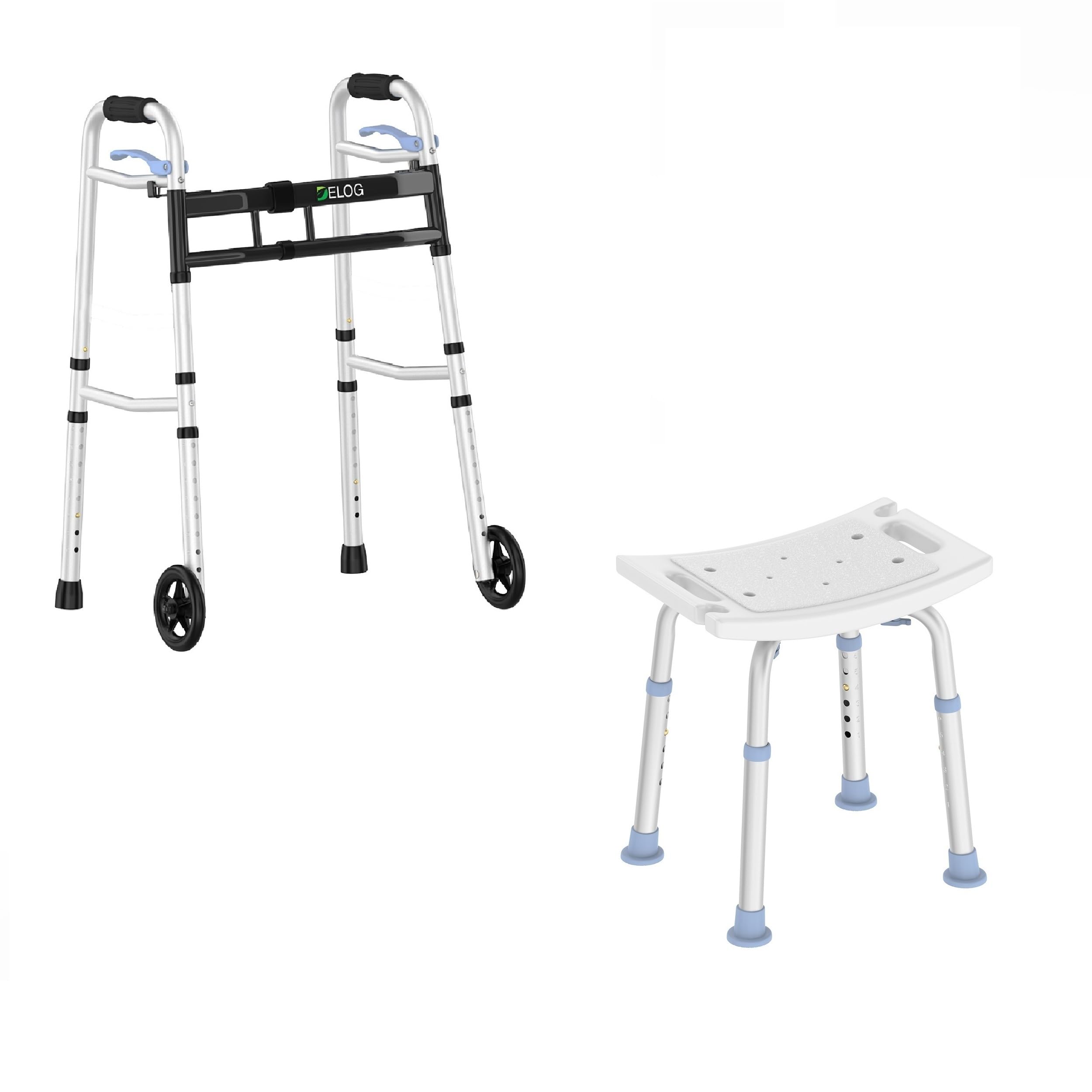 Amazon.com: Delog Narrow Folding Walker for Seniors, Lightweight ...
