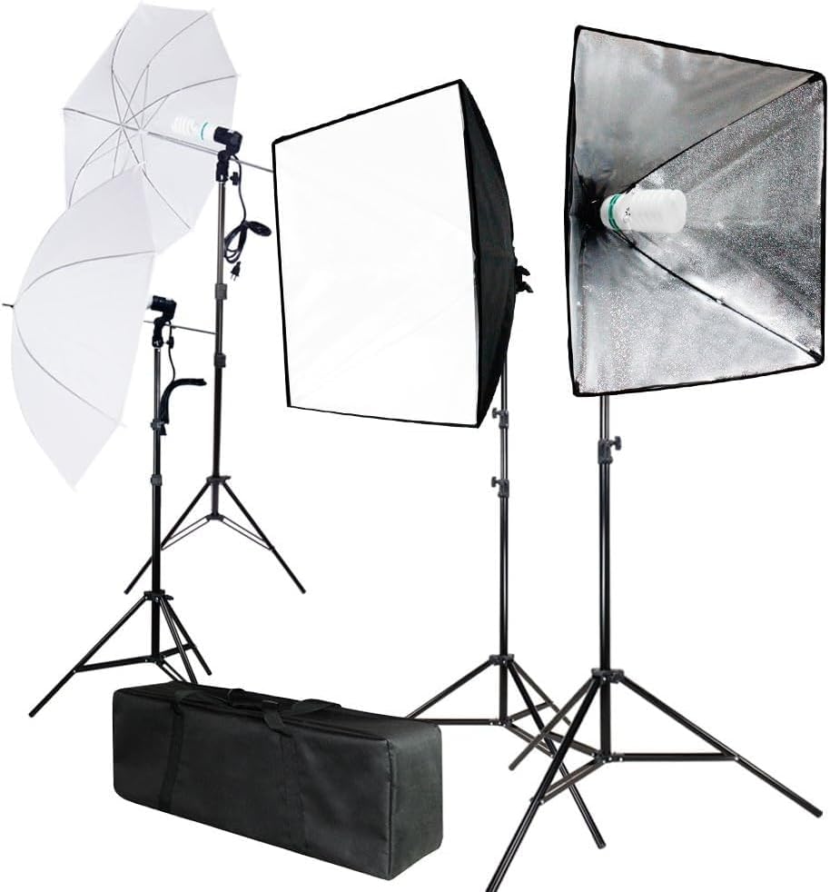 Amazon.com : LimoStudio 700W Photo Softbox Lighting Kit, Studio Light ...