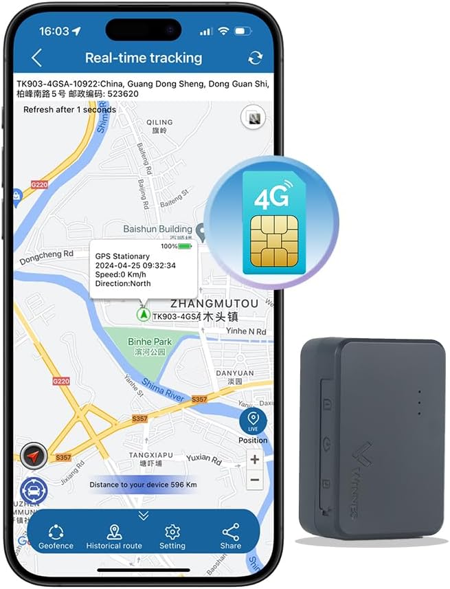 Localizador GPS para Personas, Mini GPS Tracker Rastreador GPS Portátil ...
