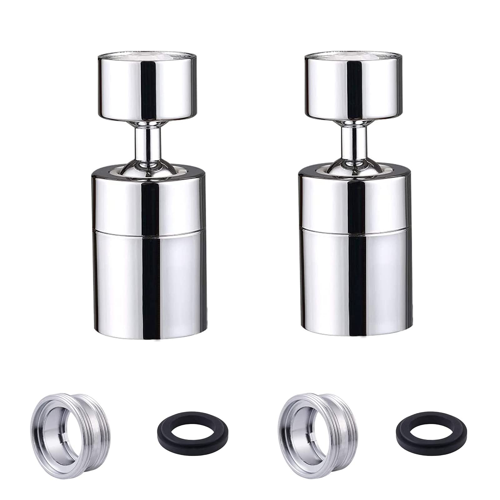 Buy Yizhet 360° Swivel Tap Aerator Water Saving Faucet Brass Adjustable ...