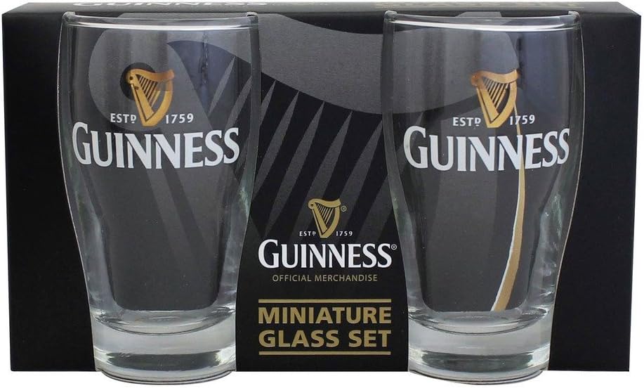 Guinness Livery Miniature Glass Set : Amazon.co.uk: Home & Kitchen