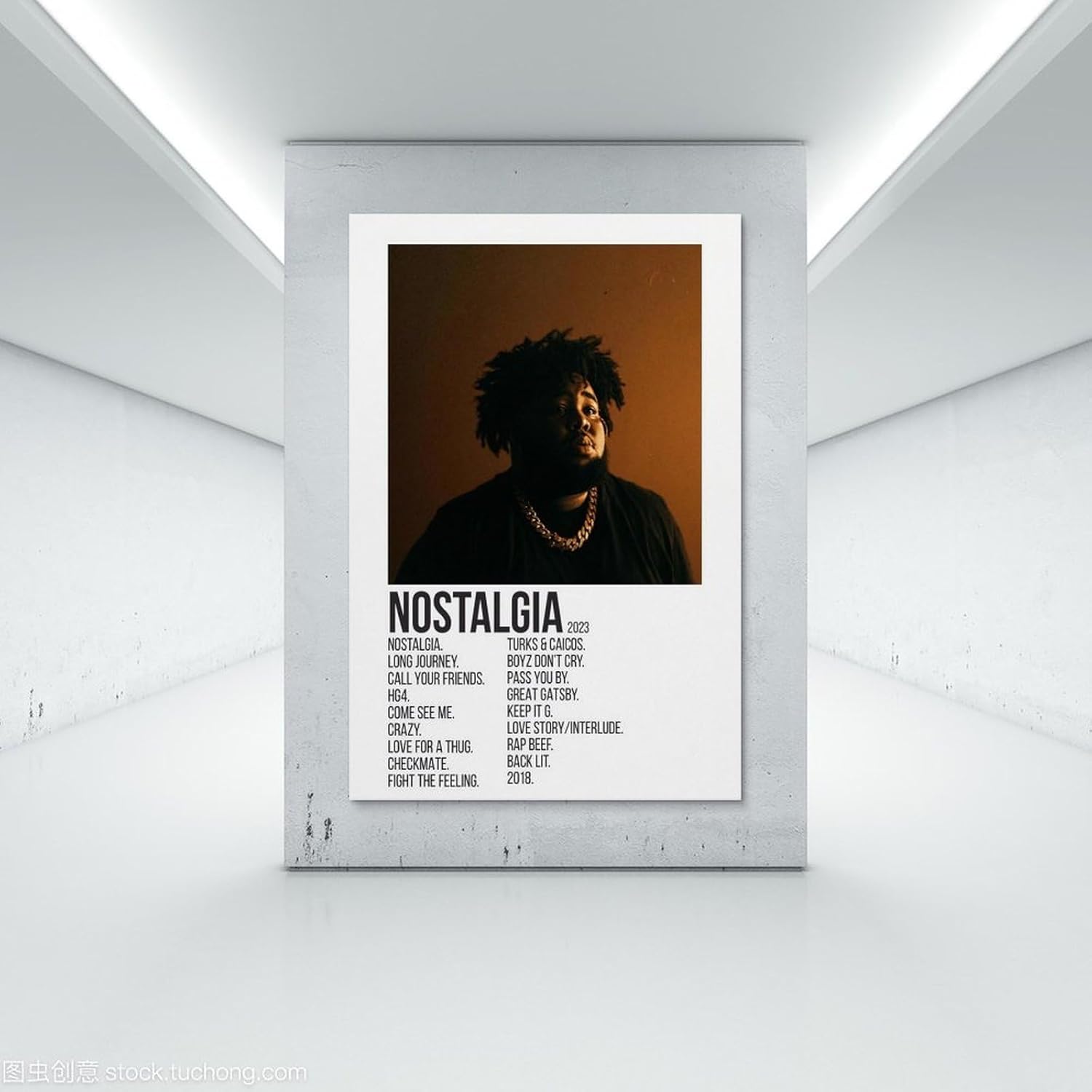 DIGBYS Póster de nostalgia con ondas de barra, póster de portada de ...