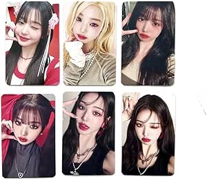 Amazon.com : Zomanon KPOP Photocards IVE I'VE MINE Album Postcard Yujin Gaeul Wonyoung LIZ Rei ...