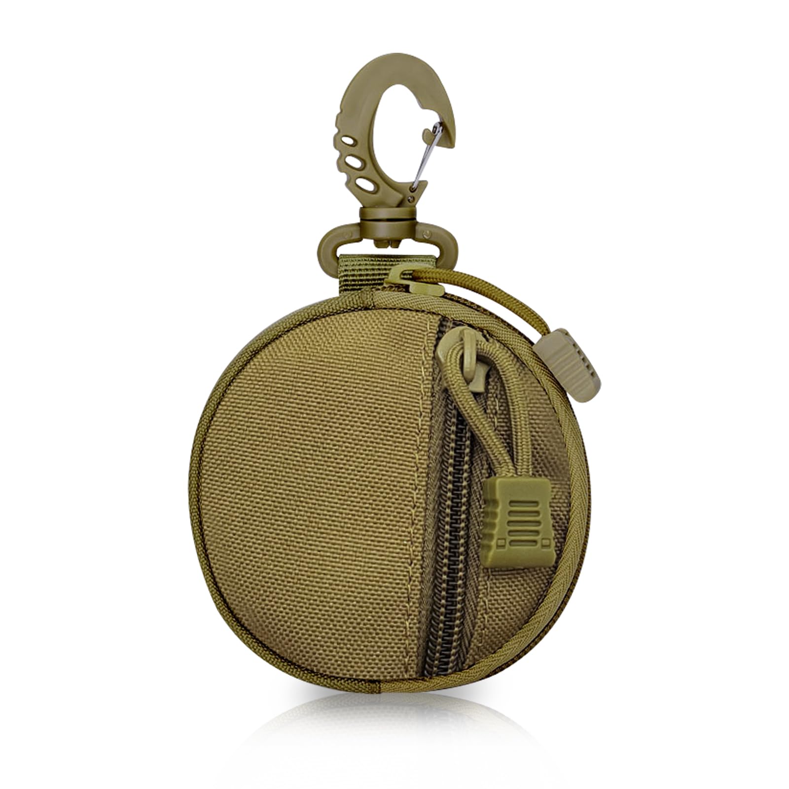 WisePoint Outdoor Coin Purse for Men, Nylon Coin Wallet Small Coin Pouch with Removable Hook ...