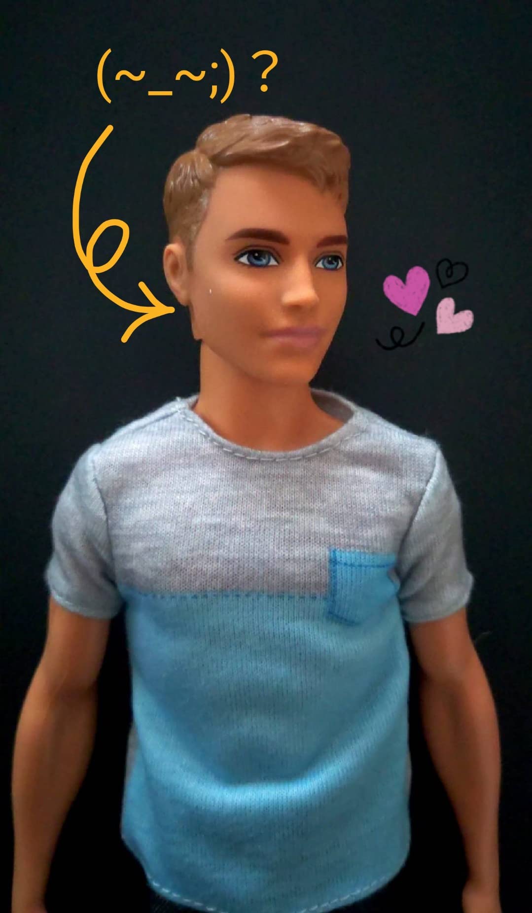 Amazon.co.jp: バービー(Barbie) ケン ファッショニスタ ロング・ボーダー 【着せ替え人形】【専用収納ケース付き】【3歳 ...