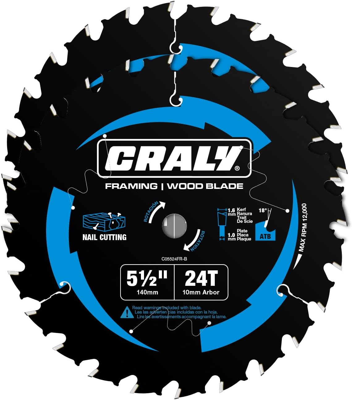 DEWALT Circular Saw Blade, 5 1/2 Inch, 30 Tooth, Metal Cutting (DWA7770 ...