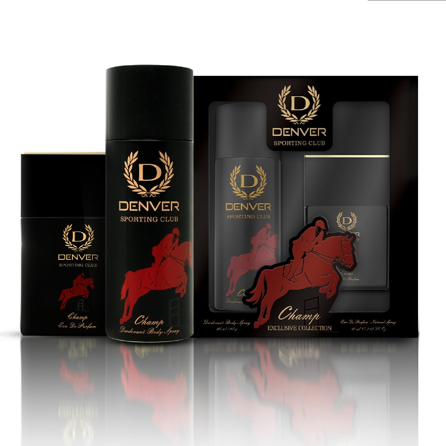 Buy DENVER Champ Gift Set - Deodorant 165ML + Perfume 60ML | Long ...