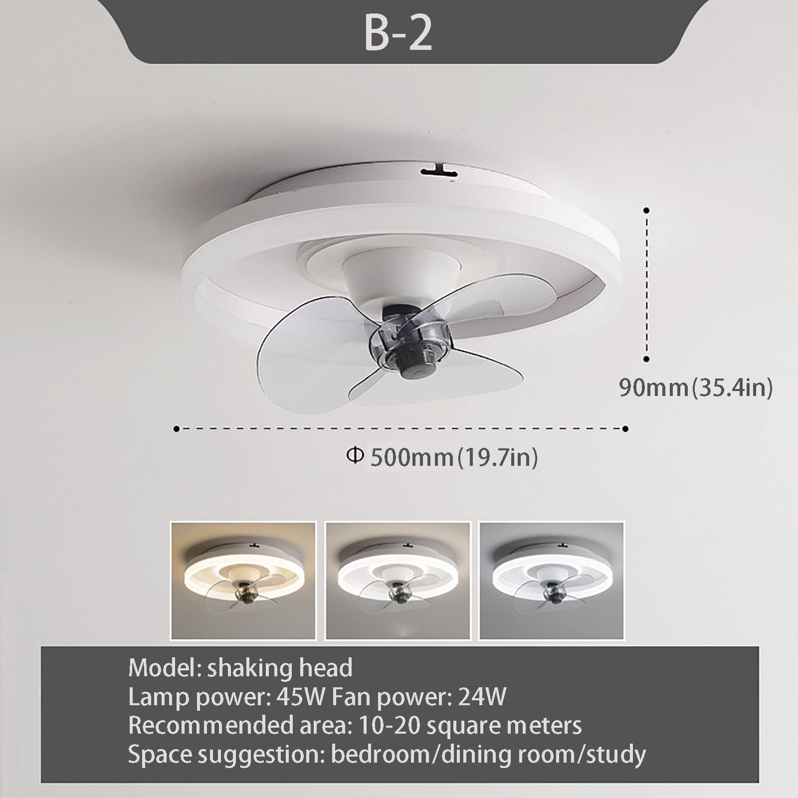 Recessed Ceiling Fan Light Fixture