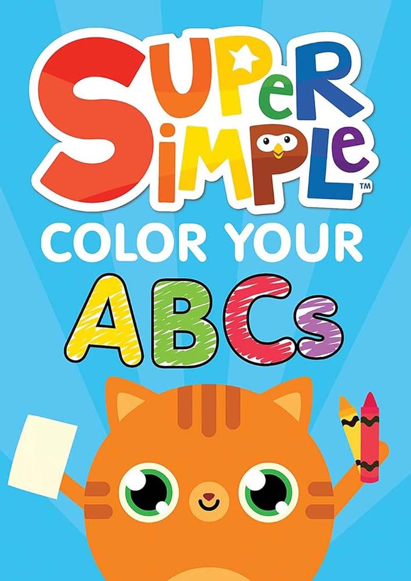 Amazon.com: Super Simple™ Color Your ABCs (Super Simple Kids Coloring ...