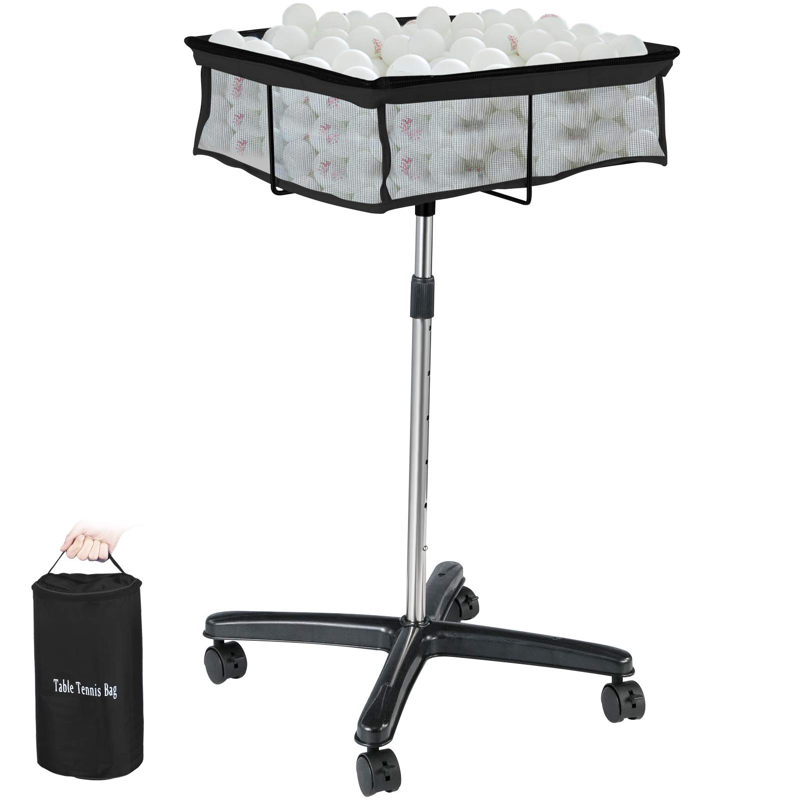 Buy VEV Multi-Ball Storage Stand Ping Pong Ball Collector, Height ...