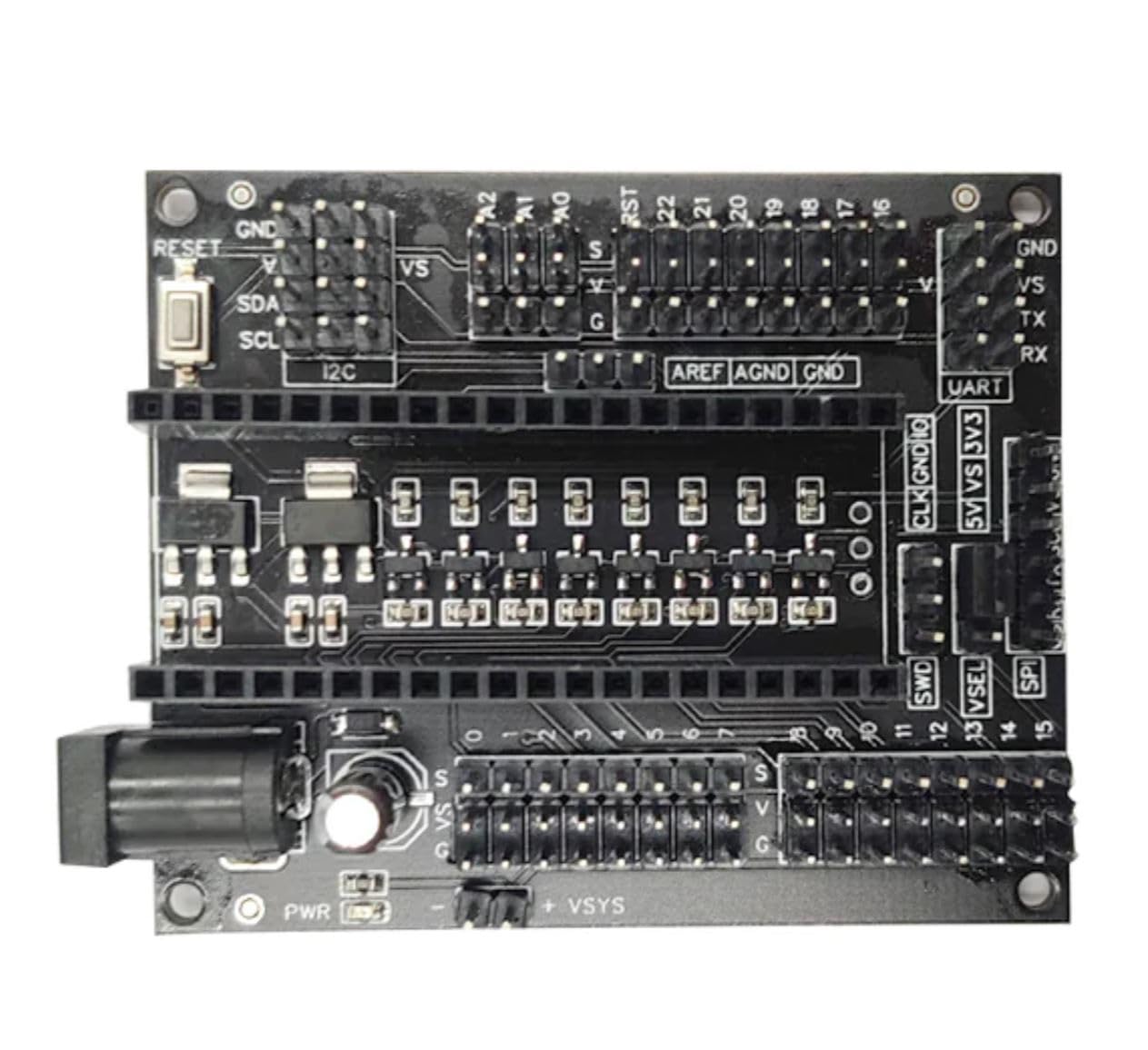 Raspberry Pi Pico Expansion Shield PCB Board : Amazon.in: Computers ...
