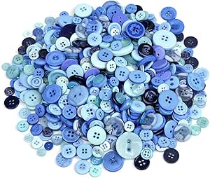Amazon.com: About 660 Resin Buttons of Various Specifications, Handmade ...