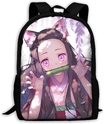 Amazon.com: IXUNFOC Anime Cartoon Backpack 17 Inch Girls Backpack ...