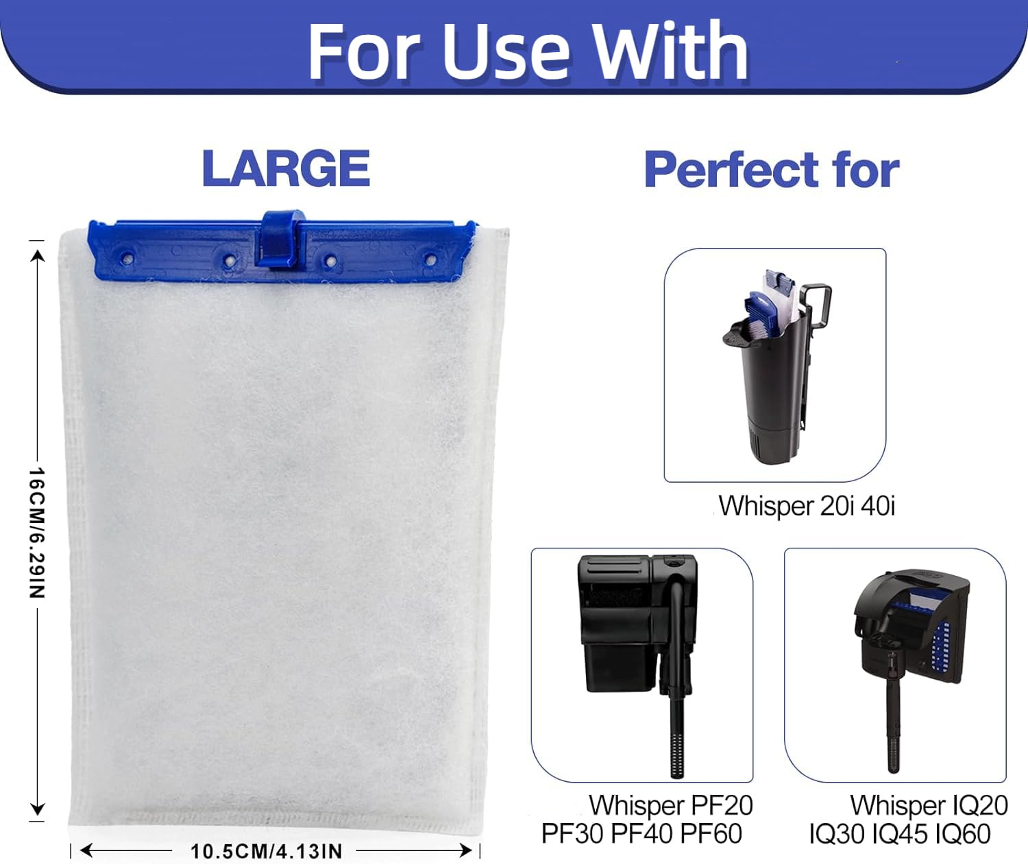 Snapklik.com : Xbbwmrs 16-Pack Large Replacement Filter Cartridges Fits ...