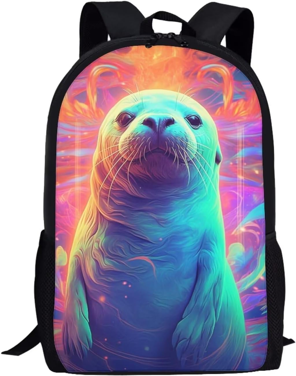 Amazon.com | PinUp Angel Aqua Seal Backpack For School Bag Kids Cool ...