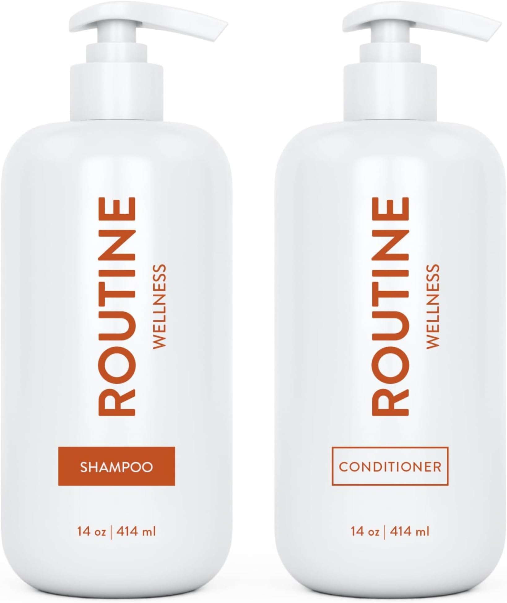 Amazon.com : Routine Wellness Shampoo and Conditioner Set for Stronger ...