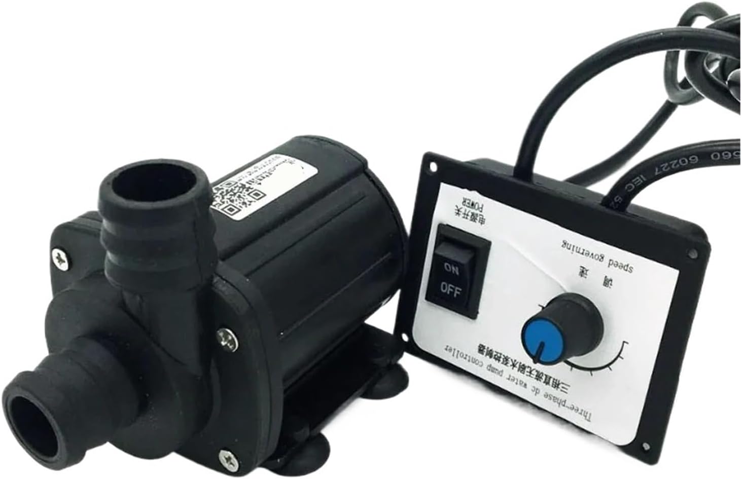 Amazon.com: SKESTORE DC 12V 24V Adjustable Speed DC Brushless Water ...