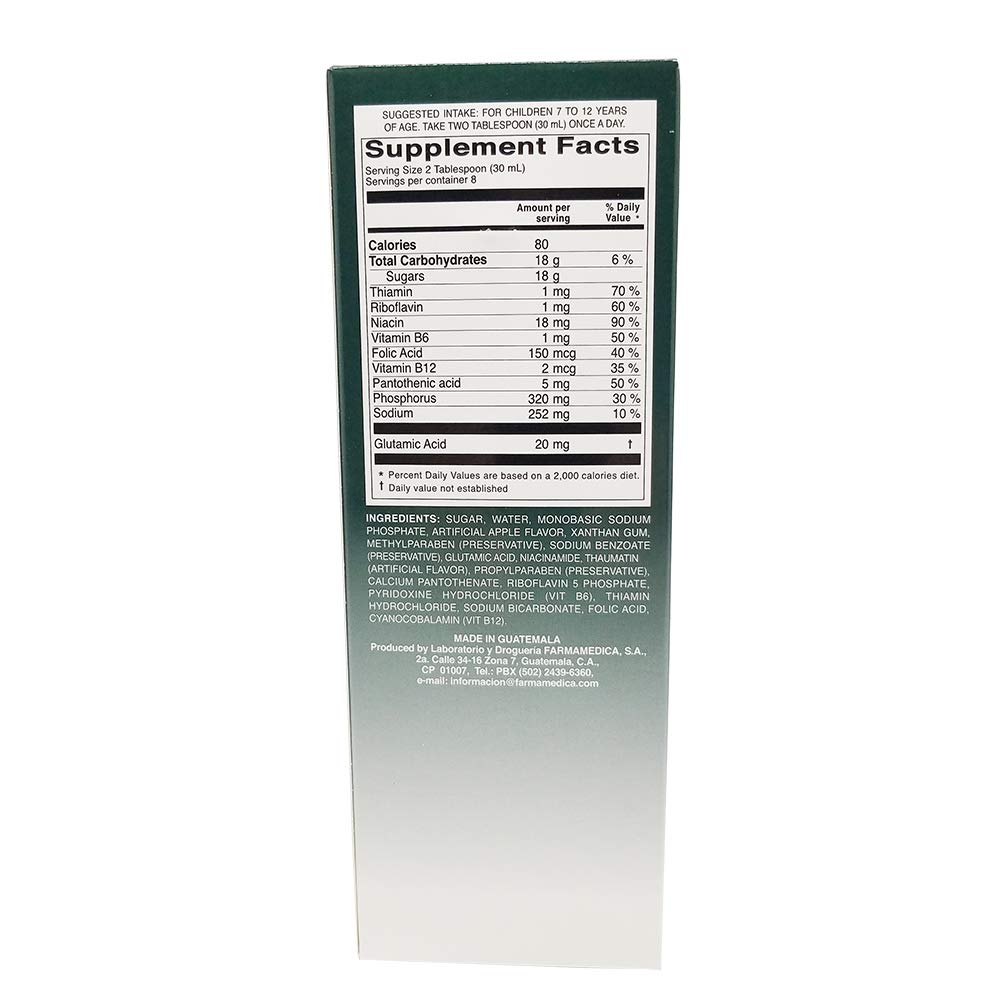 SUKROL, B-Complex, Help Children Improve Cognitive Focus, Apple Flavor ...