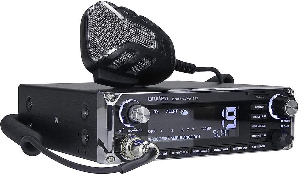 Amazon.com: Uniden BEARTRACKER 885 Hybrid Full-Featured CB Radio ...
