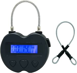 Amazon.com: Timer Padlock Timer Lock with LCD Display 99 Hours Max ...