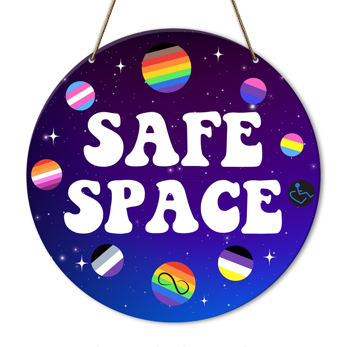 Amazon.com: Equality Wall Decor Signs, Pride Rainbow LGBT Decorations ...