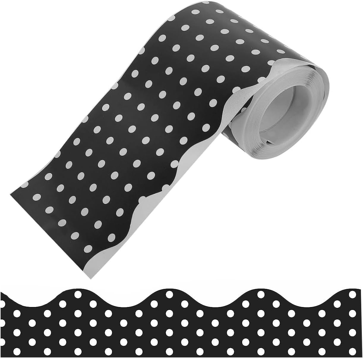 Amazon.com: Black White Stripe Bulletin Board Border Trim for Classroom ...