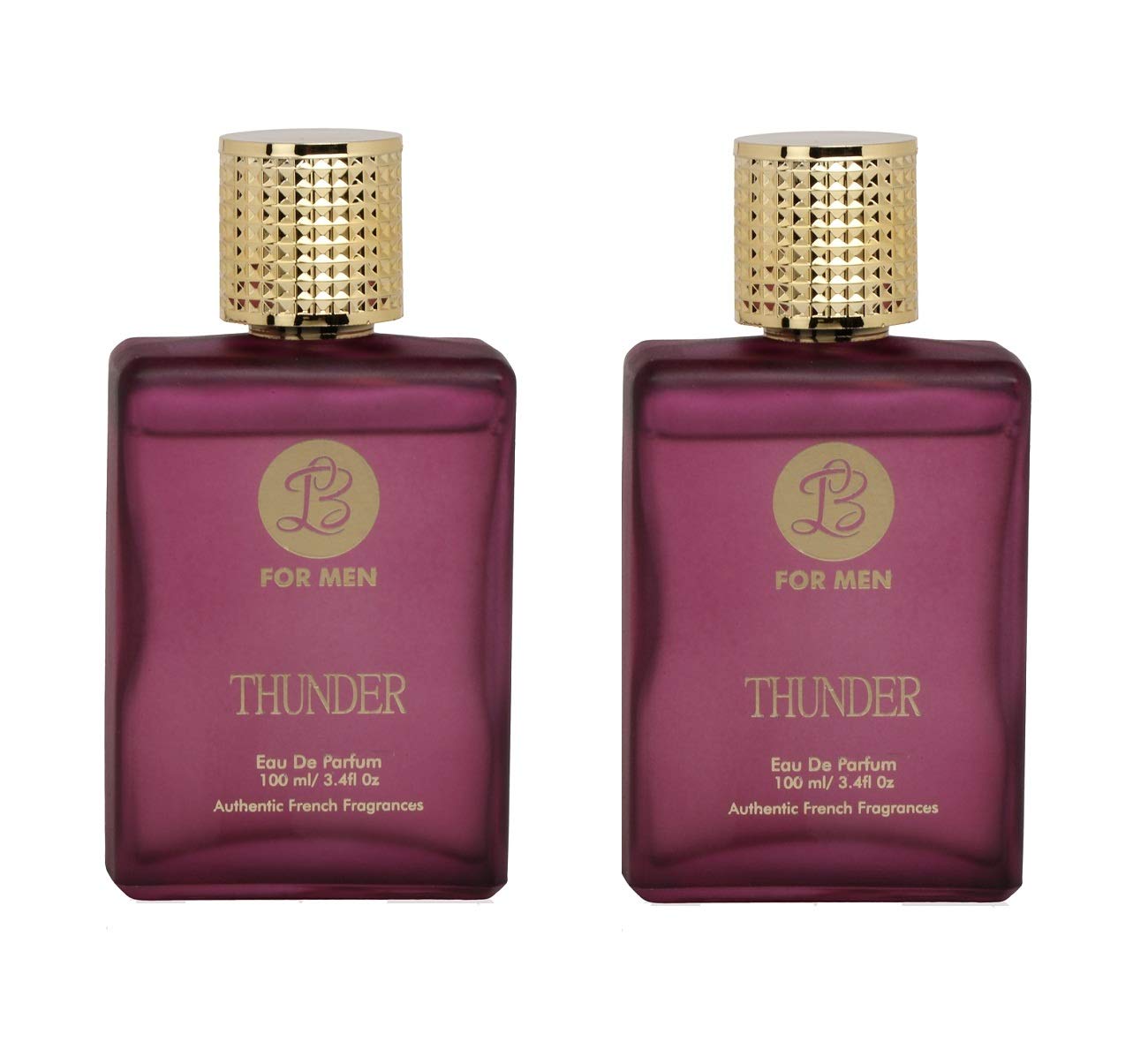 Amazon.com : Lyla Blanc Thunder Perfume Spray For Men- Pack Of 2 (100Ml ...