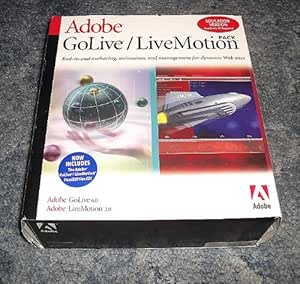 Amazon.com: Adobe GoLive/LiveMotion Pack (Mac) EDUCATION VERSION : Software