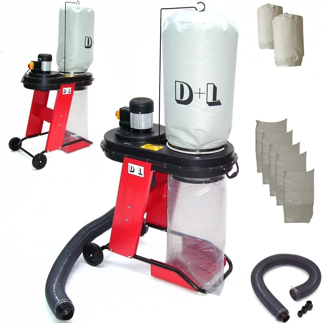 55687 Extraction System 550 Chip Extraction + 2x Filter Bags + 5x Chip ...