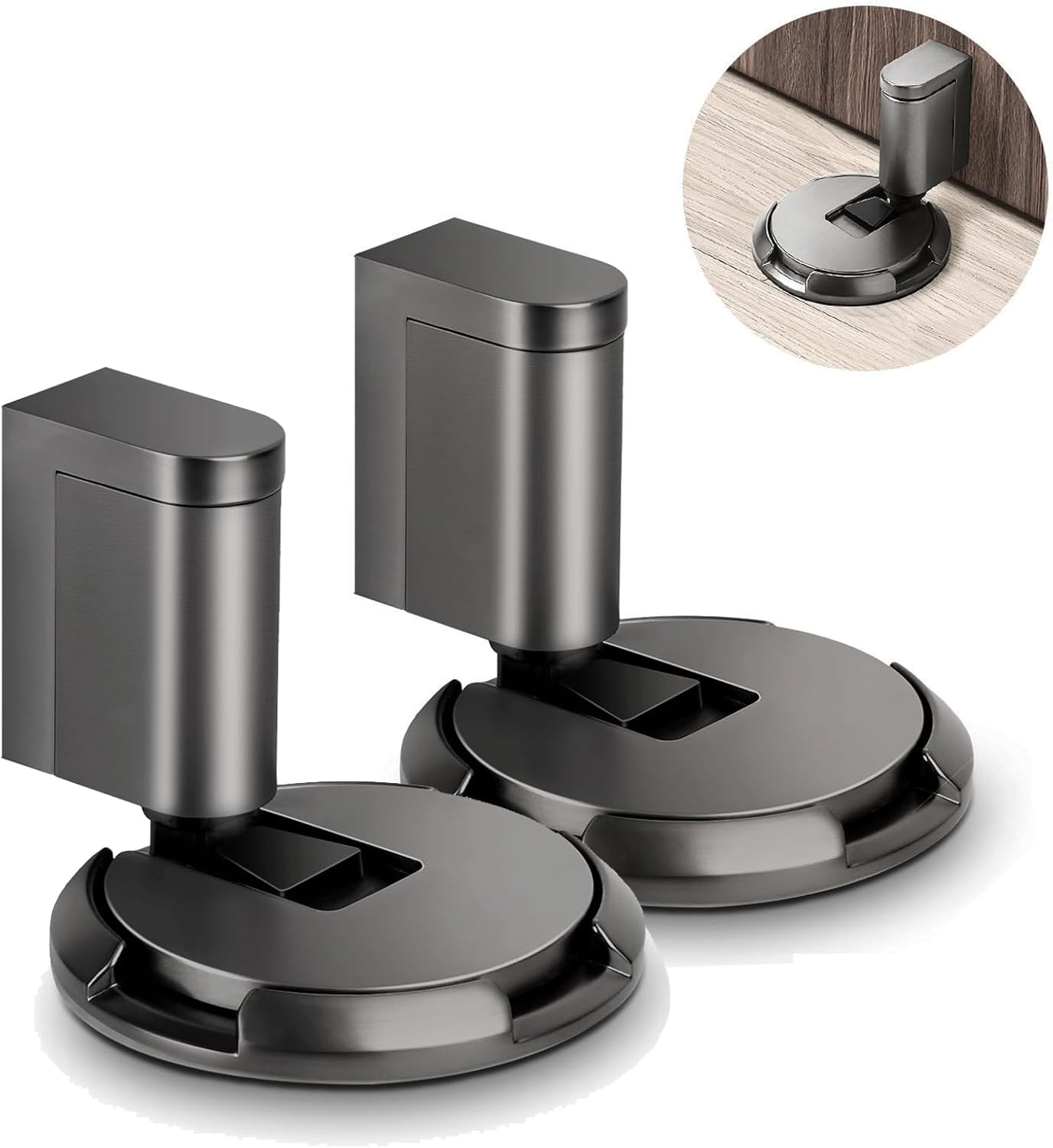 JNNQI Topes Mecánico para Puertas 2PCS, Tope de Puerta Magnético ...