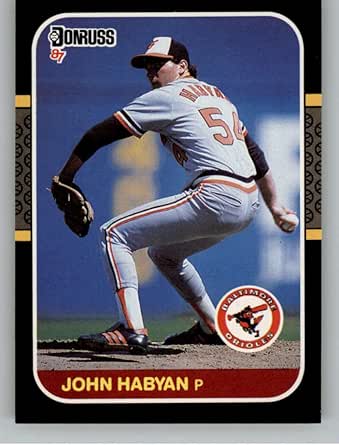 Amazon.com: 1987 Donruss Factory Set Variant #494 John Habyan Baltimore ...