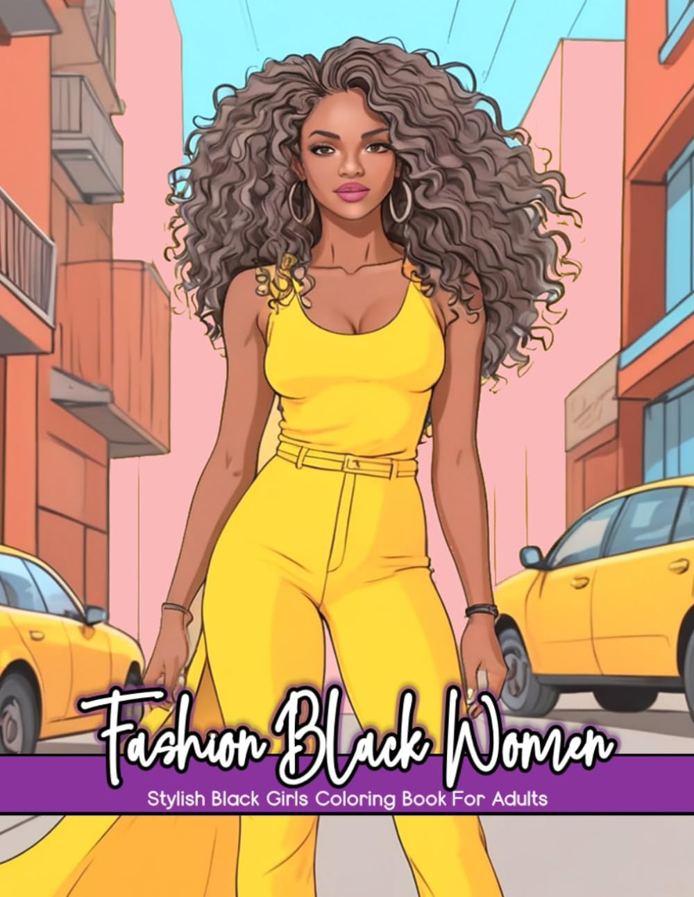 Amazon.com: Fashion Black Women Coloring Book: Fashion Coloring Book ...